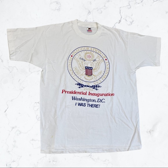 Vintage | Shirts | Vintage 93 Presidential Inauguration Bill Clinton ...